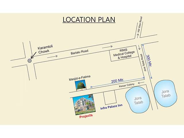 Aziz Shakeela Tower Ranchi, Bariatu Resale Price List, Brochure, Floor ...