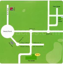 Kingspaces Palm Shade 2 Map - Athani, Thrissur Location Map