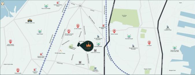 Alfa Mana Realtors Alfa Kings Tower Map - Mumbai Central, Mumbai South ...