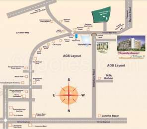 Kishore Builders Kishore Chowdeshwari Platinum 2 Map - Arehalli, Outer ...
