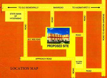 KJR Constructions Builders KJR Pratyush Arcade Map - Bowenpally ...