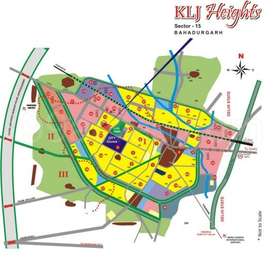 Klj Town Planners Builders KLJ Heights Map - Sector-15 Bahadurgarh ...