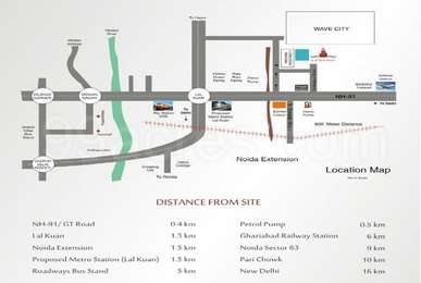 Krishna Madhav Housing Krishna Residency 2 Map - NH 91, Greater Noida ...