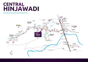Saheel Properties Saheel Itrend City Life Map - Hinjewadi Phase 1 ...