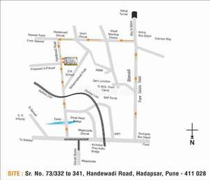Kohinoor Group Pune Kohinoor Ambrosia Map - Satar Nagar, Hadapsar ...