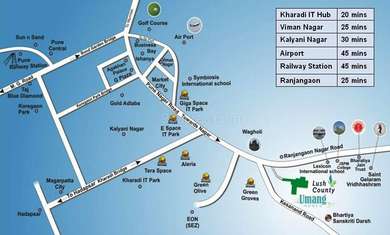 Kolte Patil Developers Kolte Patil Umang Homes Map - Wagholi, Pune ...