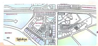 Komal Builders Komal Lakshya Map - Sector 9 Ulwe, Navi Mumbai Location Map