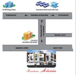 Kosalram Builders Kosalram Adonia Map - Nerkundram, Chennai West ...