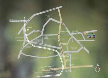 Kosmic Estate Kosmic The Amazonia Map - Rajarhat, Kolkata Location Map