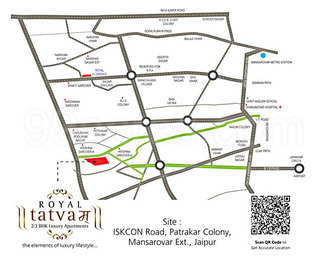 Gangaa Kotecha Group Gangaa Kotecha Royal Tatvam Map - Patrakar Colony ...