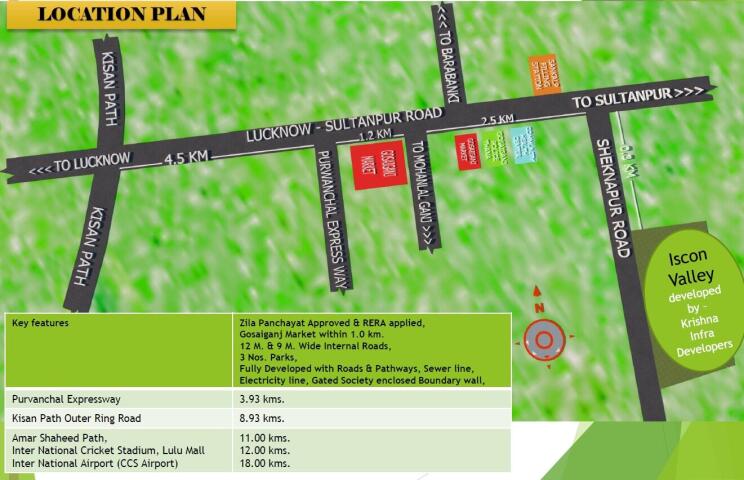Krishna Iscon Valley Sultanpur Road, Lucknow | Price List & Brochure ...
