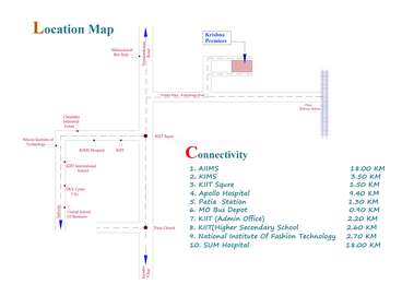 Krishna Properties and Developers Krishna Premiere Map - Patia ...