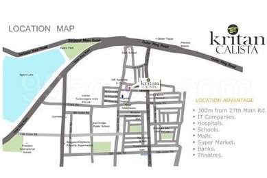Kritan Urbane Living Kritan Calista Apartments Map - Sector 1 HSR ...
