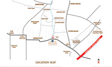 Krrish Group Nasik Krrish Vraj Palace Map - Ambad, Nasik Location Map
