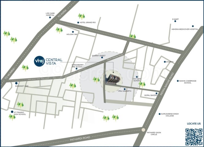 Vraj Central Vista Nasik, Indira Nagar | Price List & Brochure, Floor ...