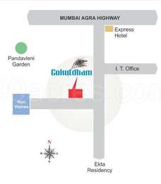 Krrish Group and Rachita Constructions Krrish Gokuldham Map - Pathardi ...