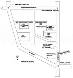 KRS Constructions KRS Ganapathi Map - Porur, Chennai Location Map