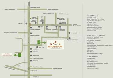 Pioneer Developers KRS Endeavour Map - Rajarajeshwari Nagar, Bangalore ...
