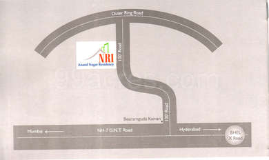 KSR Construction KSR NRI Anand Nagar Residency Map - Beeramguda ...