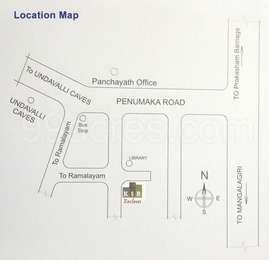 KSR Infra Developers KSR Enclave Map - Undavalli, Vijayawada Location Map