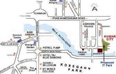 Kumar Urban Development Ltd Builders Kumar City Map - Adarsh Nagar ...