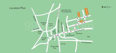 Kumar Urban Development Ltd Builders Kumar KUL Sublime Map - Kondhwa ...