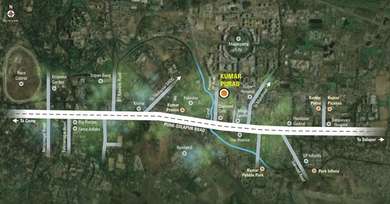 Kumar Properties Kumar Purab Map - Tilekar Vasti, Hadapsar Location Map
