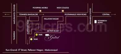 Kunal Foundations Kunal Kun Grand Map - Maduravoyal, Chennai West ...