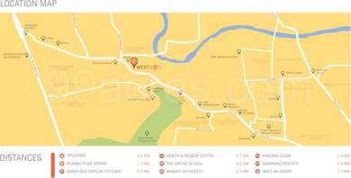 Kundan Spaces Kundan Westros Map - Balewadi Phata, Baner Location Map