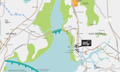 L And T Realty L And T West Square Map - Seawoods, Navi Mumbai Location Map