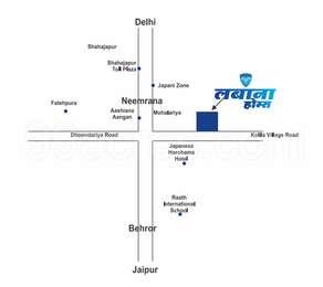 Labana Developers LLP Labana Homes Map - Behror, Neemrana Location Map