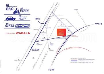 Labdhi Lifestyle Labdhi Seabreeze Map - Wadala East, Mumbai Location Map