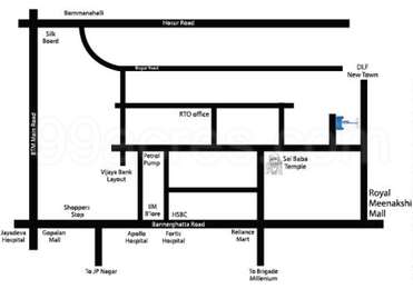 Lakshmi Narashima Builders Lakshmi Harinivas Map - Hulimavu, Bangalore ...