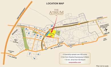 Ramprastha Builders Ramprastha The Atrium Map - Sector 37D Gurgaon ...