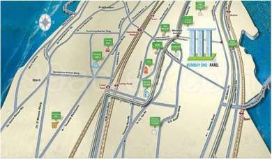 Landmark Developers Bandra Landmark Bombayone Map - Parel, Mumbai South ...