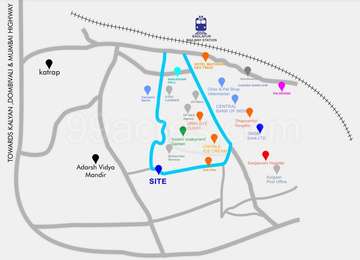 Landmark Infra Landmark Ekdant Pooja CHSL Map - Badlapur East, Thane ...