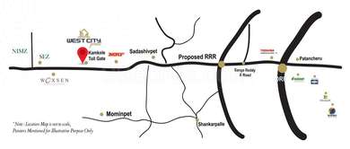 Landmark Srigdha Developers Landmark West City Grand Map - Kamkole ...