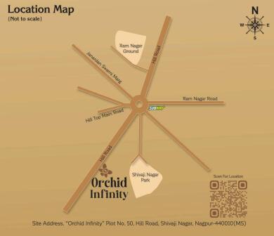 Landmarks Orchid Infra Landmarks Orchid Infinity Map - Shivaji Nagar ...