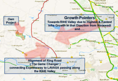 Landson Realty Rihe Valley Map - Hinjewadi, Pune Location Map