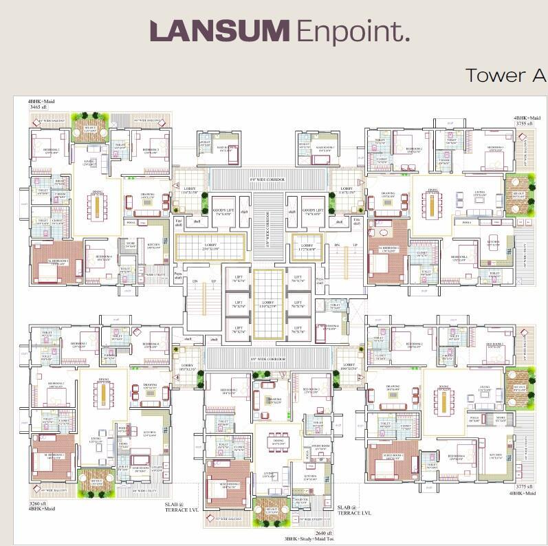 Lansum Elena Kokapet, Hyderabad | Price List & Brochure, Floor Plan, Location Map & Reviews