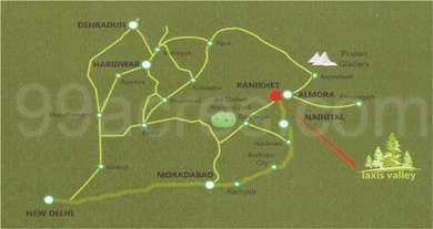 Laxis Infrastructure Pvt Ltd Laxis Valley Map - Katarmal, Ranikhet ...