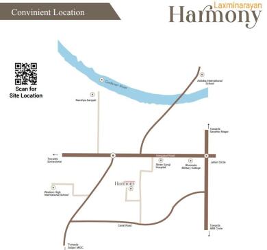 Laxminarayan Developers Nashik Laxminarayan Harmony Map - Gangapur Road ...