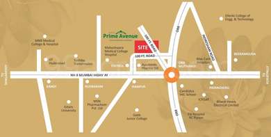 League Infratech League Prime Avenue Map - Muthangi, Patancheru ...