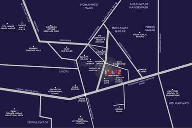Legacy Fortune Associates iLife Upper NIBM Map - NIBM, Pune Location Map