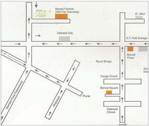 Legacy Group Legacy Bansal Vista Map - Ravet, Pune Location Map