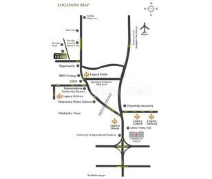 Legacy Group Legacy Tierra Map - Rajankunte, Doddaballapur Road ...