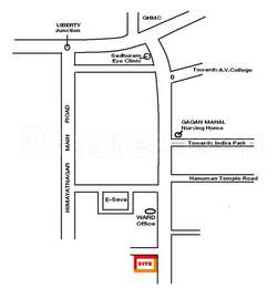 Legend Estates Legend Gulati Map - Gagan Mahal, Himayat Nagar ...