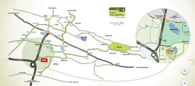 Legend Estates Legend Ocarina Map - Narsingi, Hyderabad Location Map