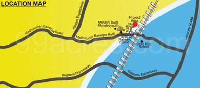 Liberty Real Estate Liberty Abasan Map - Birati, Kolkata Location Map