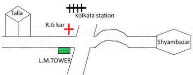 Liberty Real Estate Liberty L M Tower Map - Shyam Bazaar, Hatibagan ...